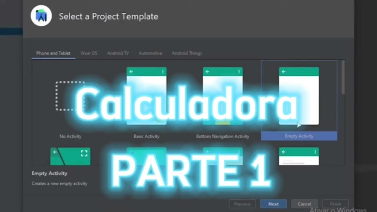 Como Criar uma Calculadora no Android Studio - PARTE 1 - YouTube