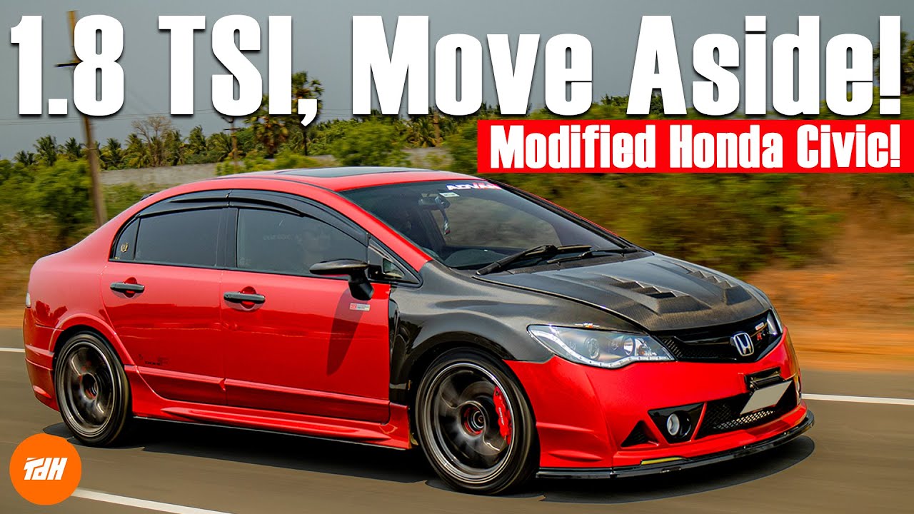 Street Build Honda Civic with ₹8L in mods! 🤯 (Stage 2 with 150HP ...