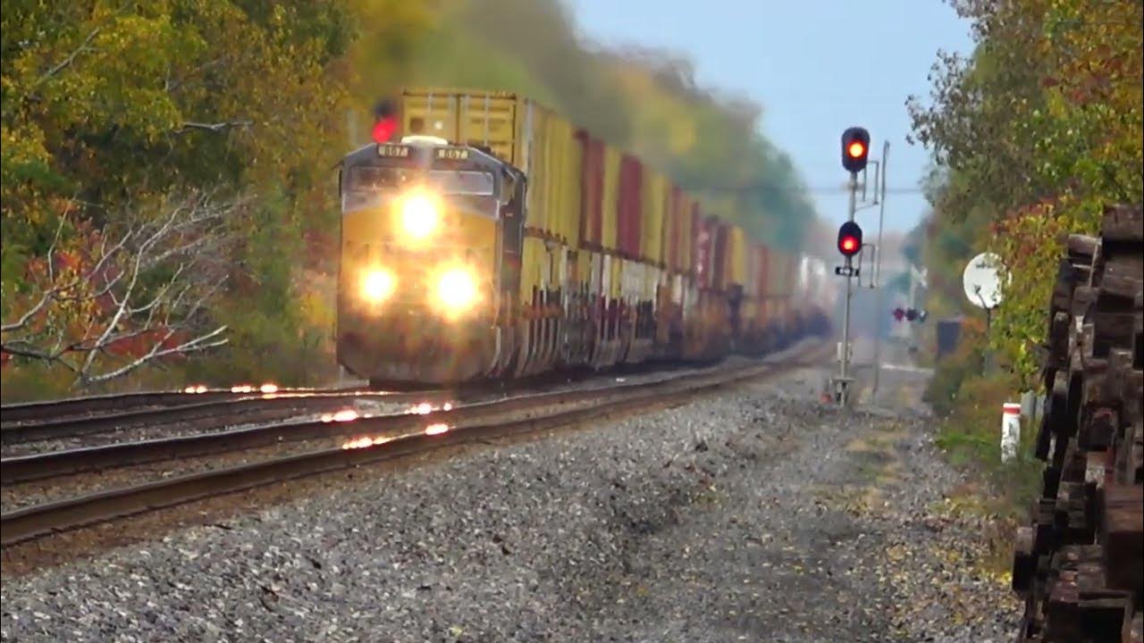 Norfolk Southern Heritage Unit! Big Long CSX Tanker Train, 2 Mile Long Train, Some Cabooses ...