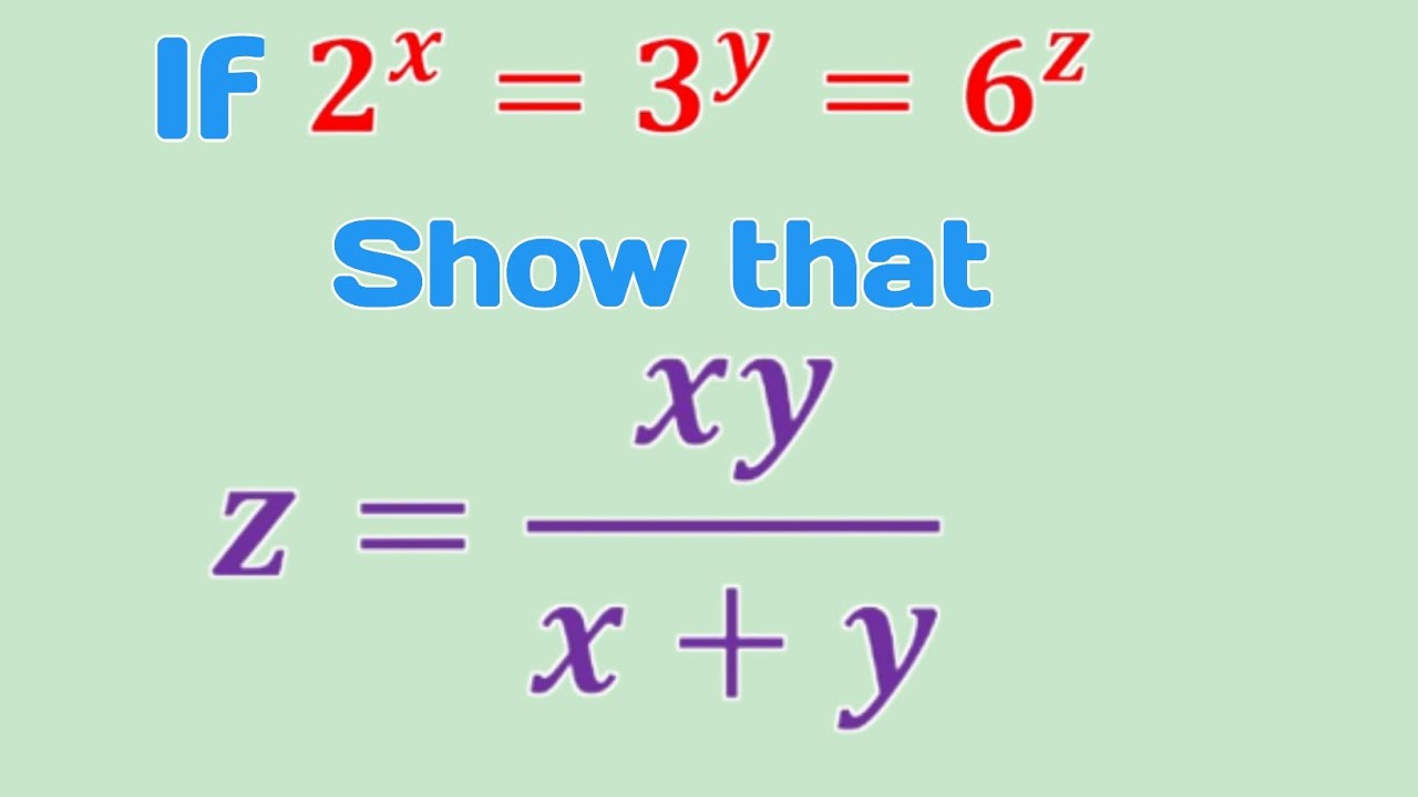 Mathematics Olympiad. How to solve a very nice Algebraic Exponential ...