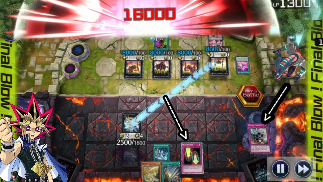 Double damage!! MAGIC CYLINDER & MAGICAL CYLINDERS [Yu-Gi-Oh MASTER ...