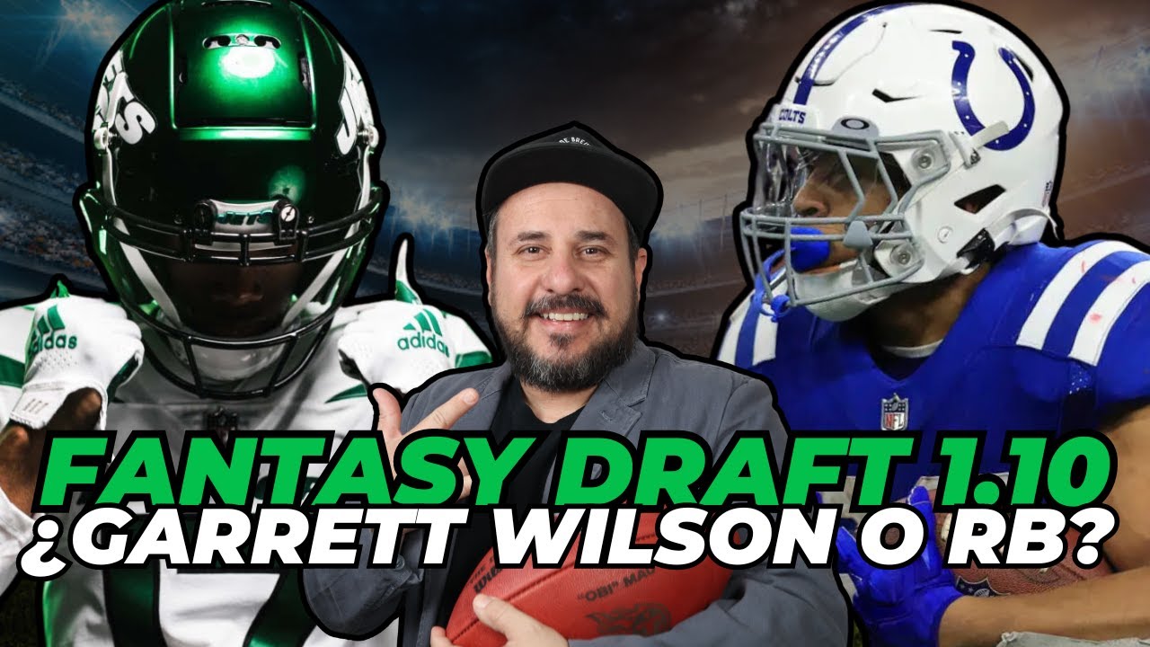 Draft #FantasyFootball 1.10... ¿Garrett Wilson o algún RB? - YouTube
