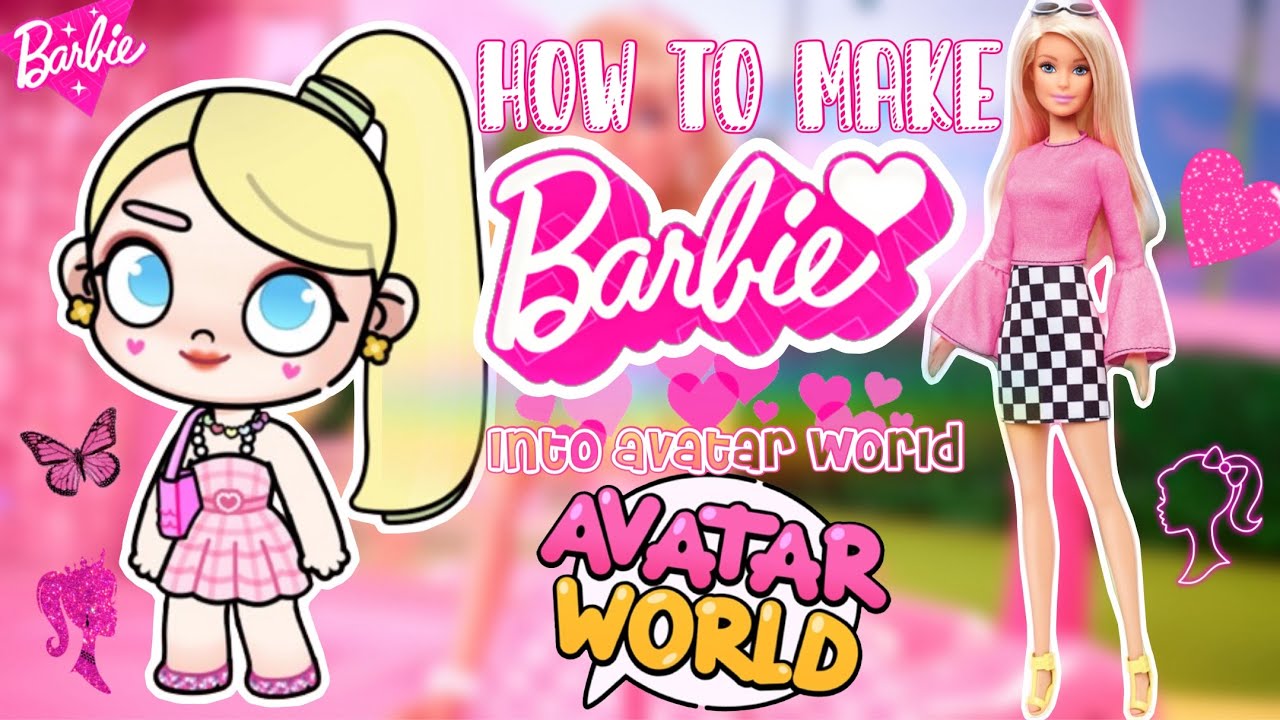 How to make Barbie into avatar world 💖🌸🌷🎀👚🩰#avatarworld #trending # ...