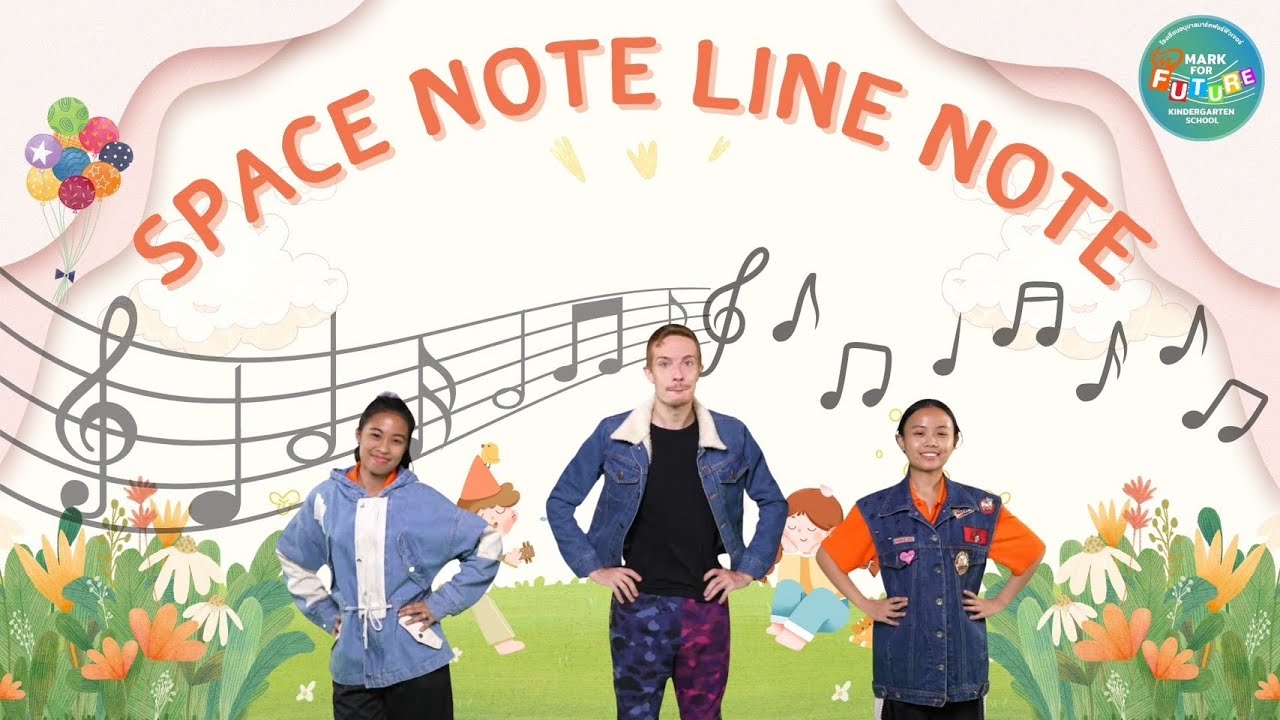 Space Note Line Note (Bass Clef) - MFF | Songs For Kids - YouTube