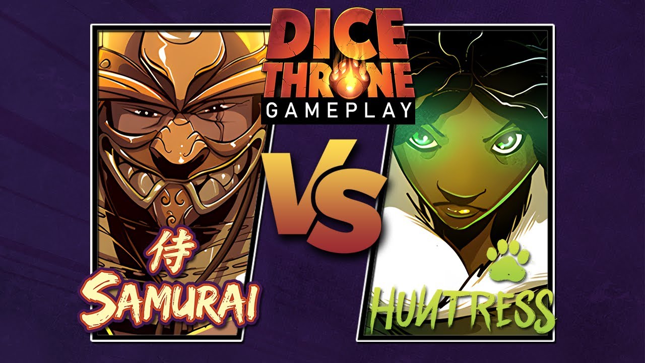 Dice Throne Duel Gameplay | Samurai vs Huntress - YouTube