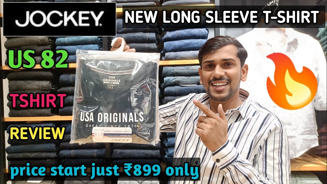 JOCKEY US 82 LONG SLEEVE T-SHIRT REVIEW|| US 82 T-SHIRT REVIEW 🔥🔥 - YouTube