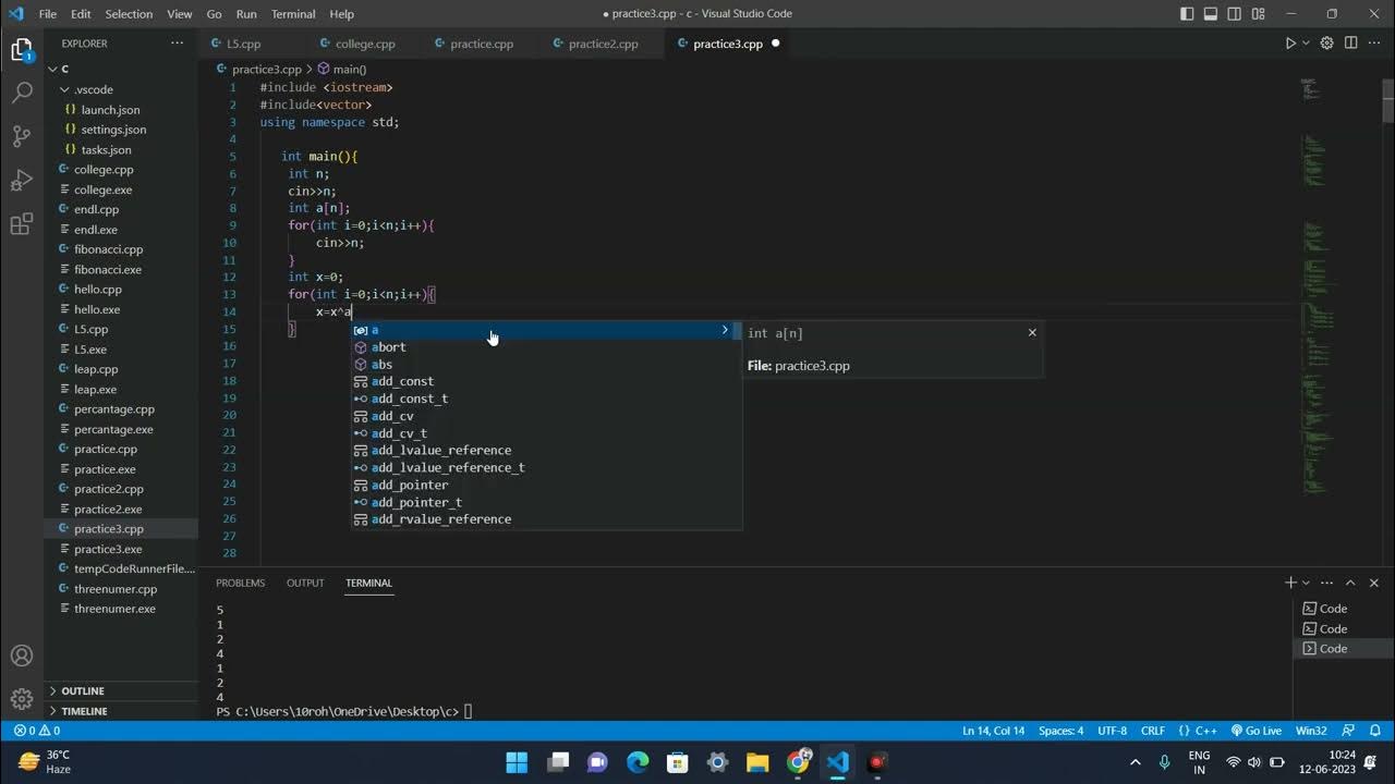 LONELY INTEGER SOLUTION || HACKER RANK - YouTube