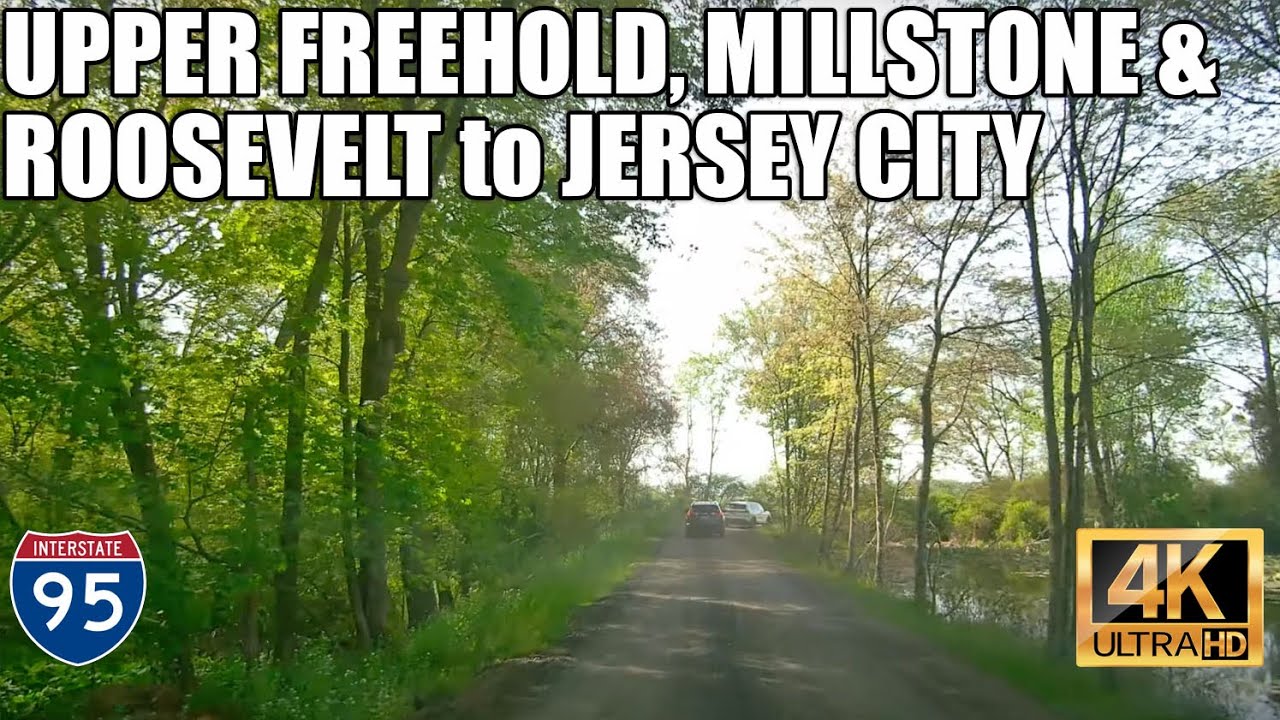 NJ drive: Upper Freehold (Holland Ridge Farm) to Jersey City Heights ...