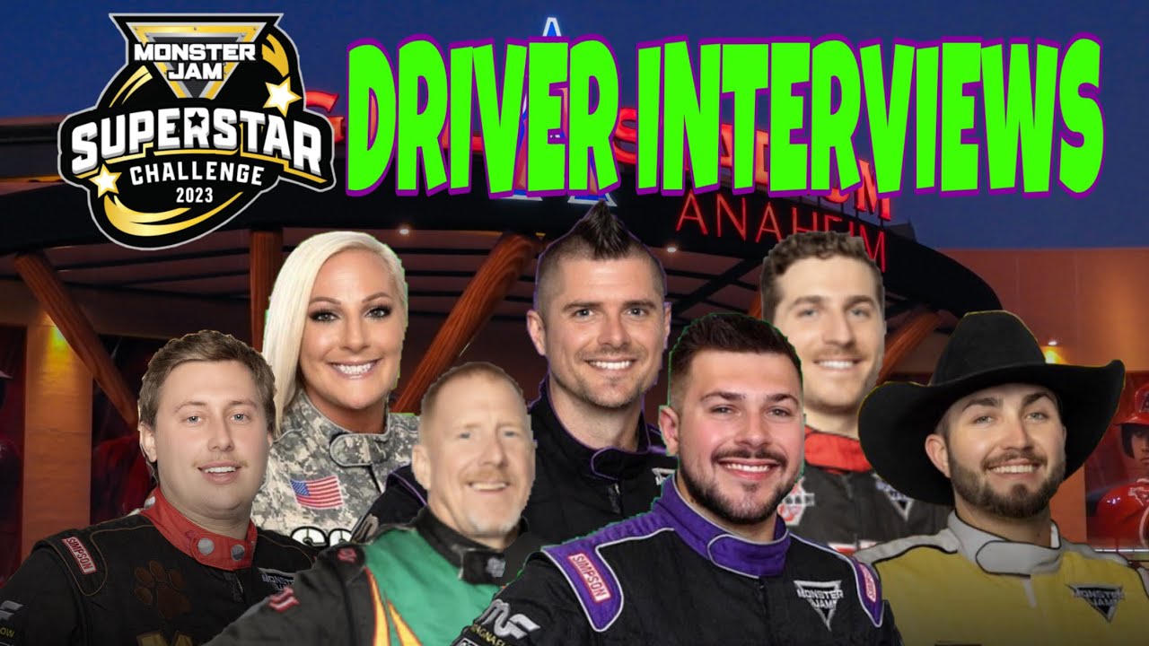 Monster Jam Superstar Challenge driver interviews, 11.11.23 - YouTube