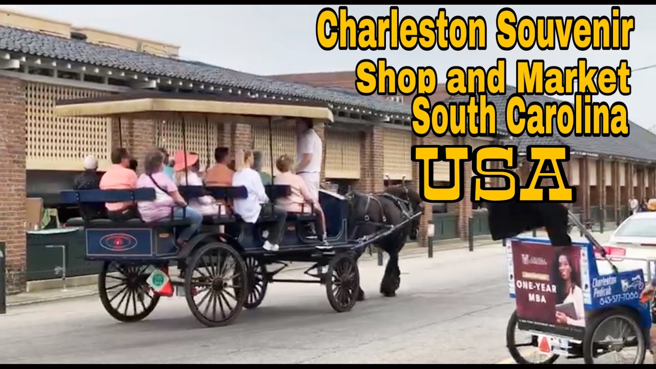 Charleston Market and Souvenir Shop Tour|Charleston South Carolina USA ...
