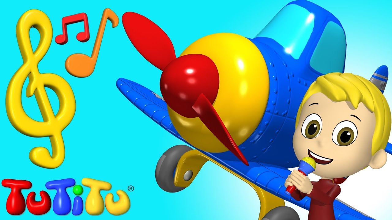 Songs & Karaoke for Children 🎵 Airplane 🎶 TuTiTu Songs - YouTube