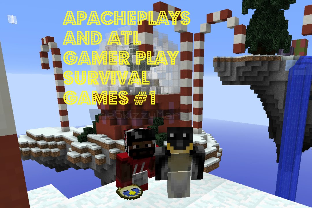 Apache Plays Minecraft Survival Games with ATL Gamer #1 Hilarious Game ...