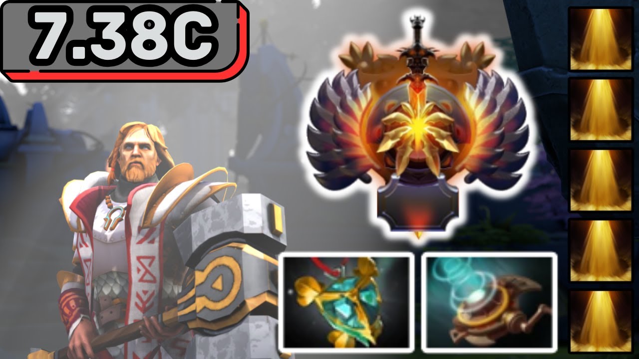 IMMORTAL OMNIKNIGHT Hard Support Gameplay Patch 7.38c - Dota 2 Support - YouTube