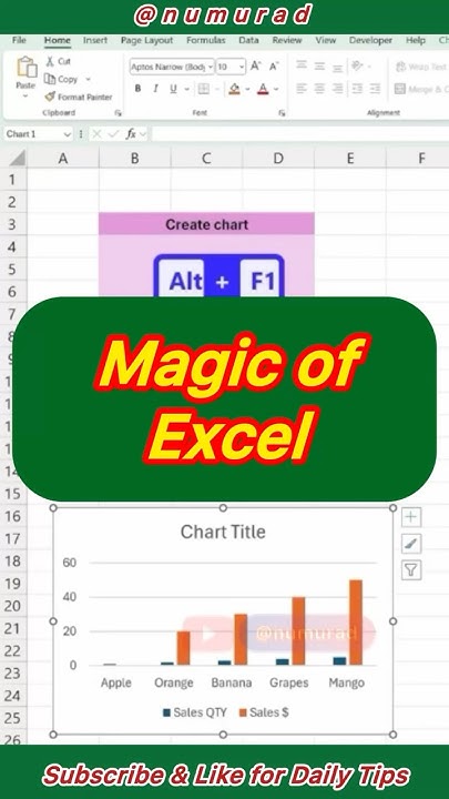 Magical tricks of Excel | NU MURAD | Excel - YouTube
