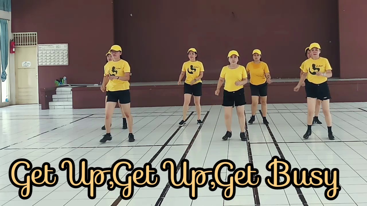 Get up,Get up,Get busy - Line Dance - YouTube