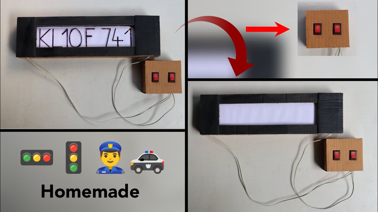 Homemade Number plate Shutter || Hide A Number Plate - YouTube