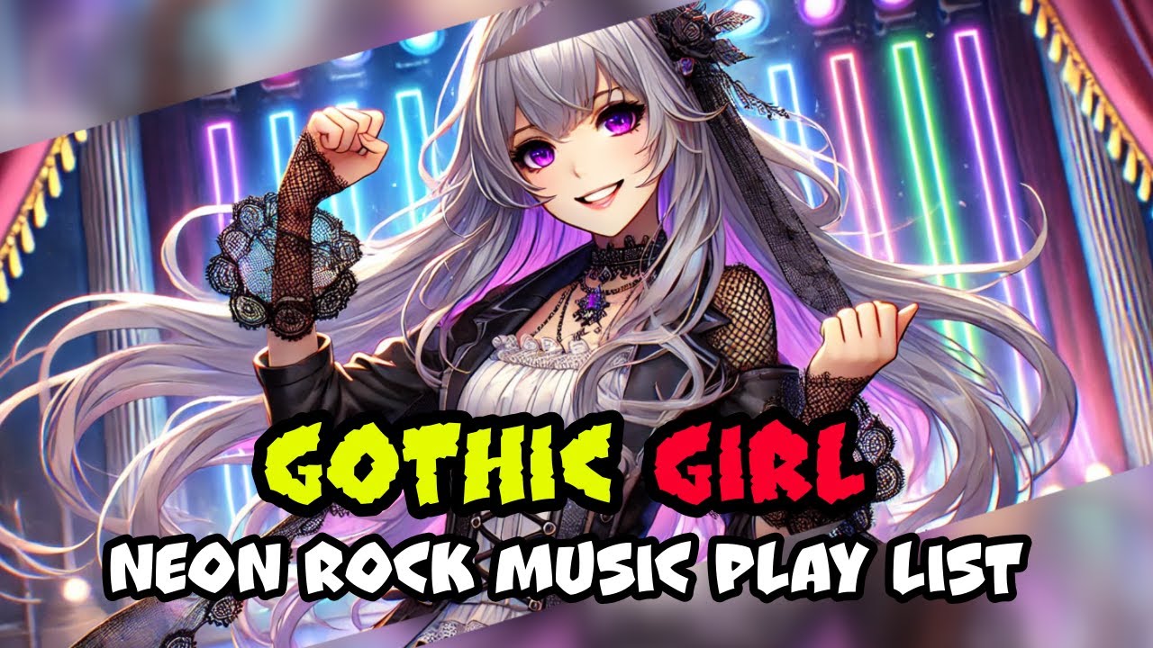 【gothic girl】 music playlist neon rock🔥 - YouTube
