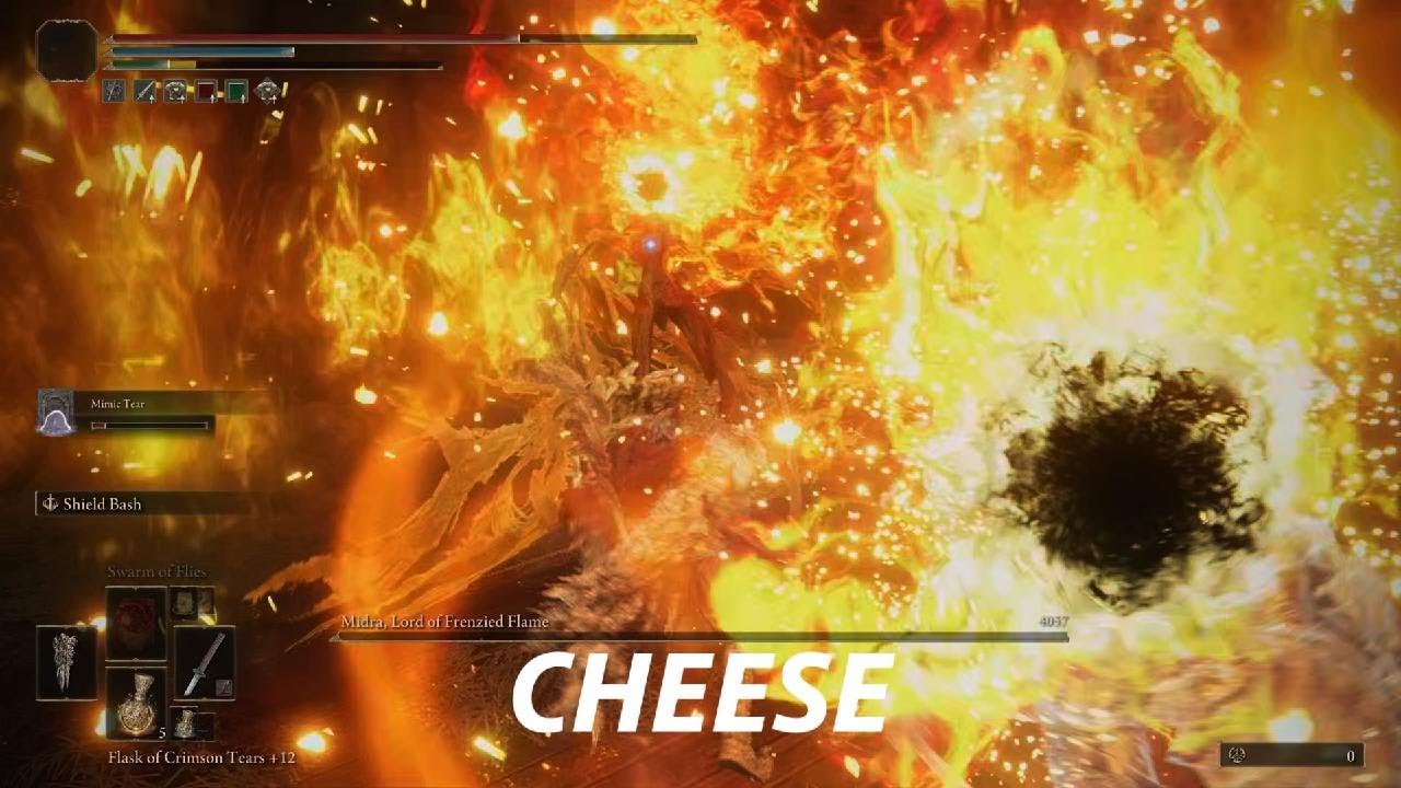 ELDEN RING Midra Lord of Frenzied Flame Cheese - YouTube