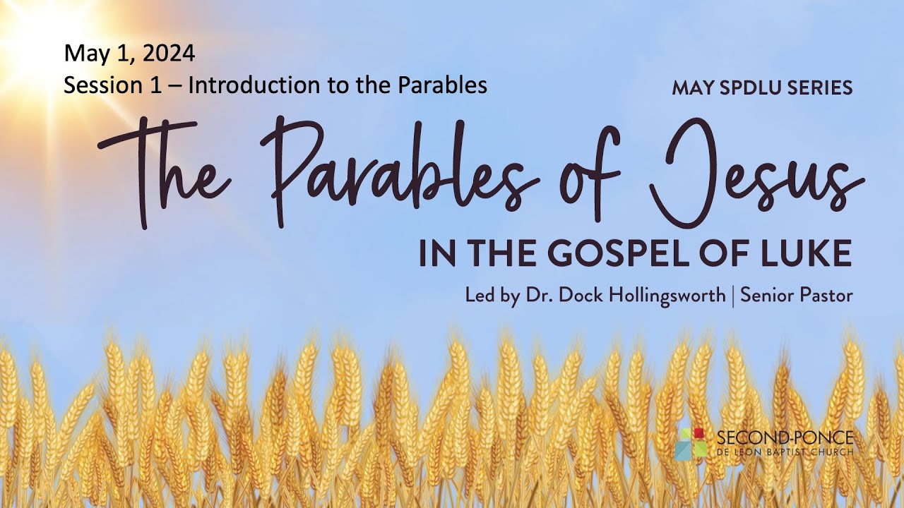 Session 1 - Introduction to the Parables - YouTube