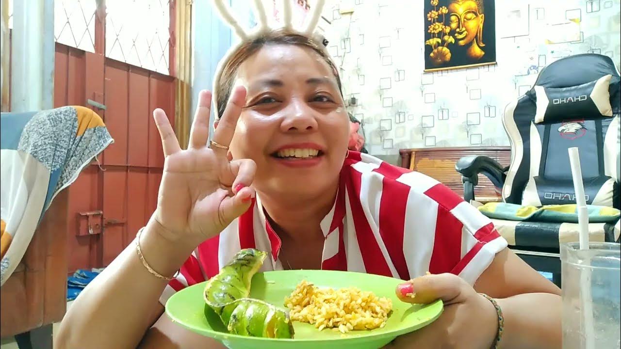 MUKBANG PAKE TANGAN!!MAKAN IKAN GEMBUNG GULAI PAKE LALAPAN PETE MENTAH SEDAP BANGET😋😋 - YouTube
