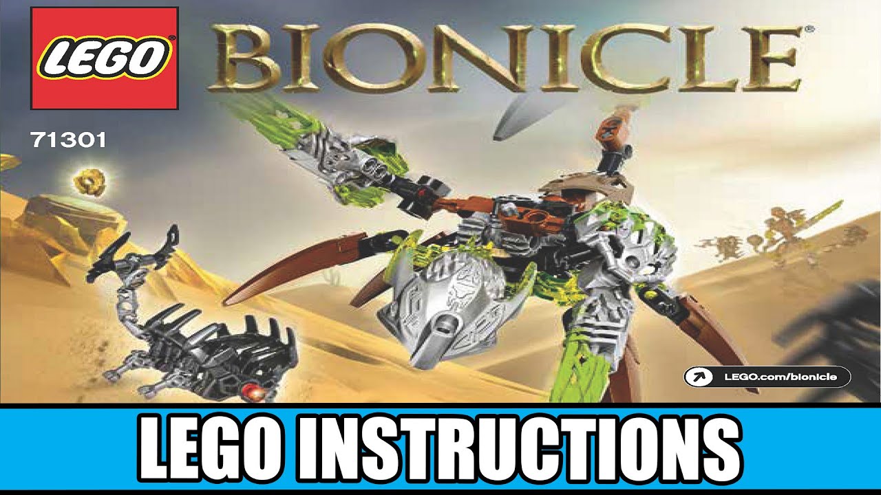 LEGO Instructions - Bionicle - 71301 - Ketar - Creature of Stone ...