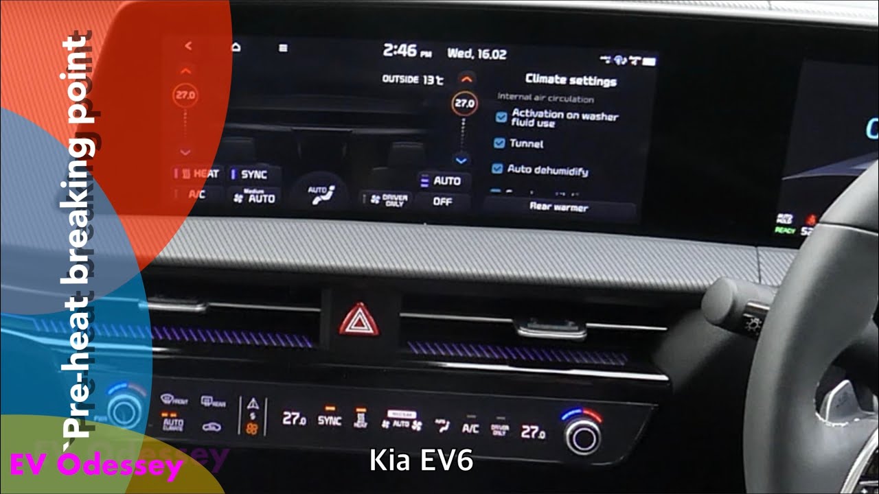 Kia EV6 HVAC pre-heat problem.Setting a break point to see what is ...