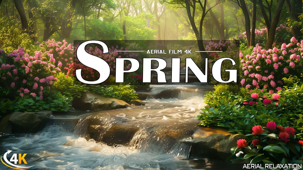 Enchanting Spring Forests with Beautiful Piano Music 🌷 4K Spring ...