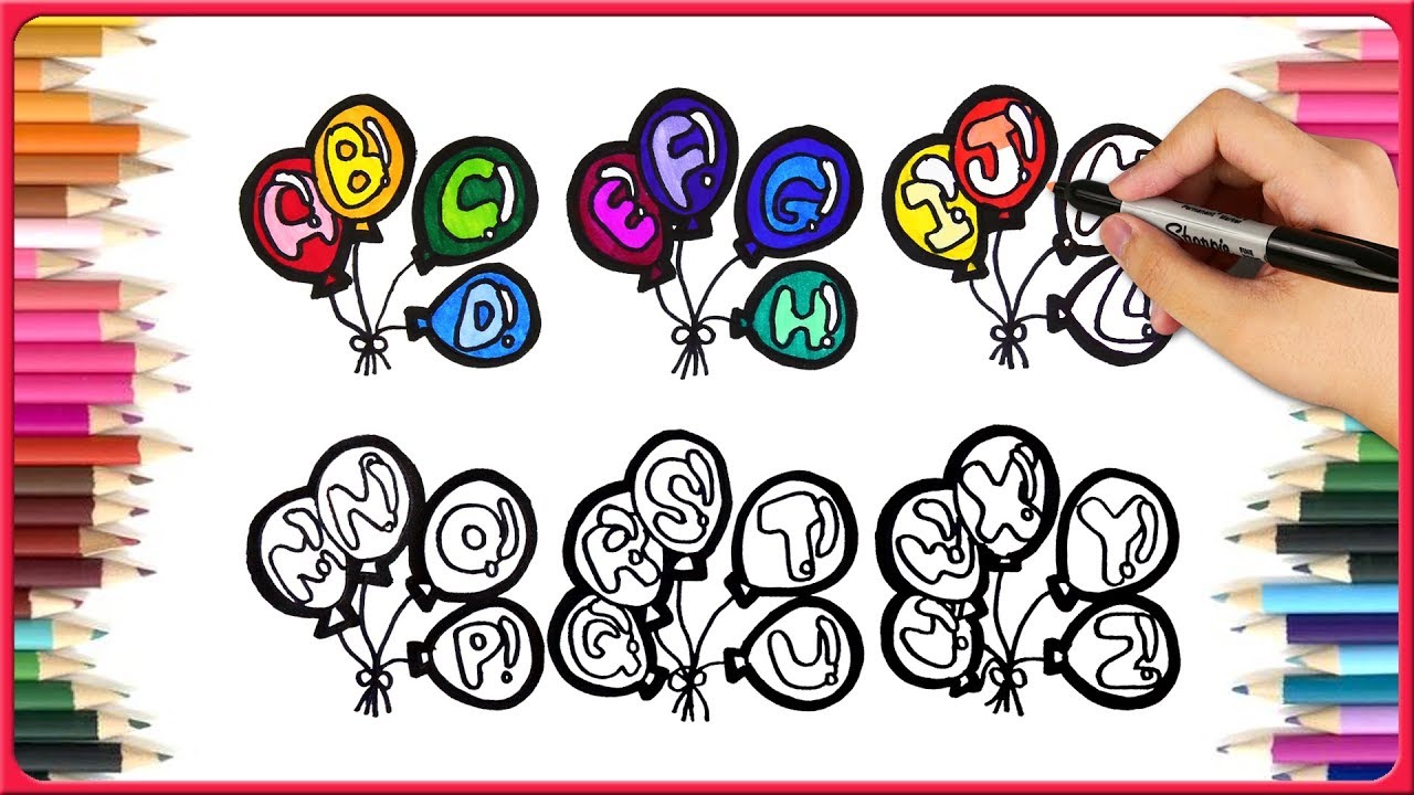 How To Draw Balloons With Easy Steps 🎈 Step-by-Step Drawing - YouTube
