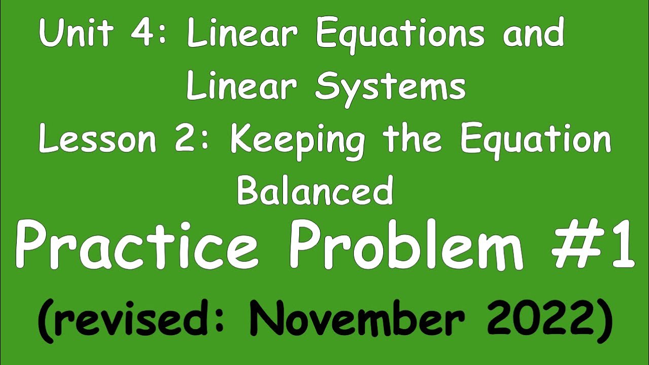 8th Grade Illustrative Mathematics: Unit 4; Lesson 2; Practice Problem ...