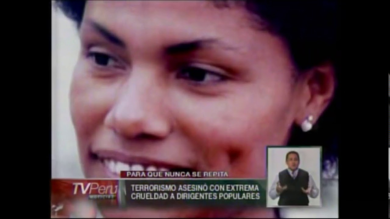 Maria Elena Moyano spanish - YouTube