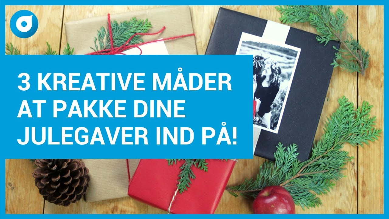 3 kreative måder at pakke dine julegaver ind på - Smartphoto - DIY på ...