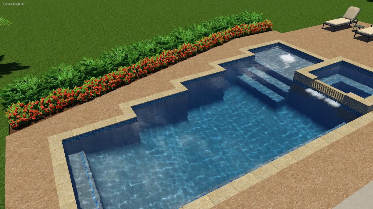 Self Pool Design by Backyard Amenities - YouTube