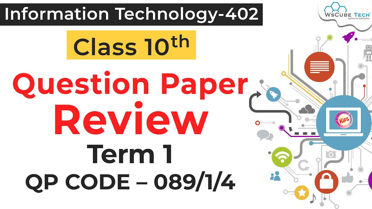 Class 10th Information Technology (IT) 2022 Question Paper Review ...