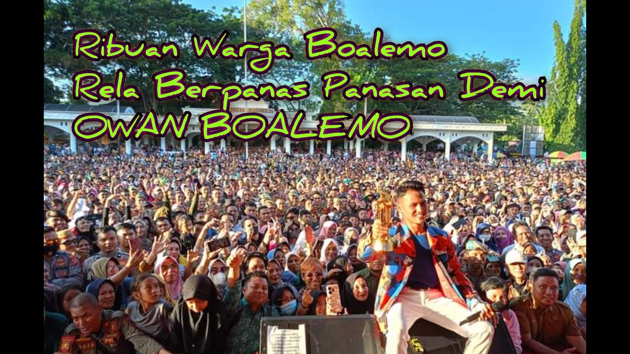 OWAN BOALEMO Juara DA6 Indosiar Gemparkan Masyarakat Boalemo - YouTube