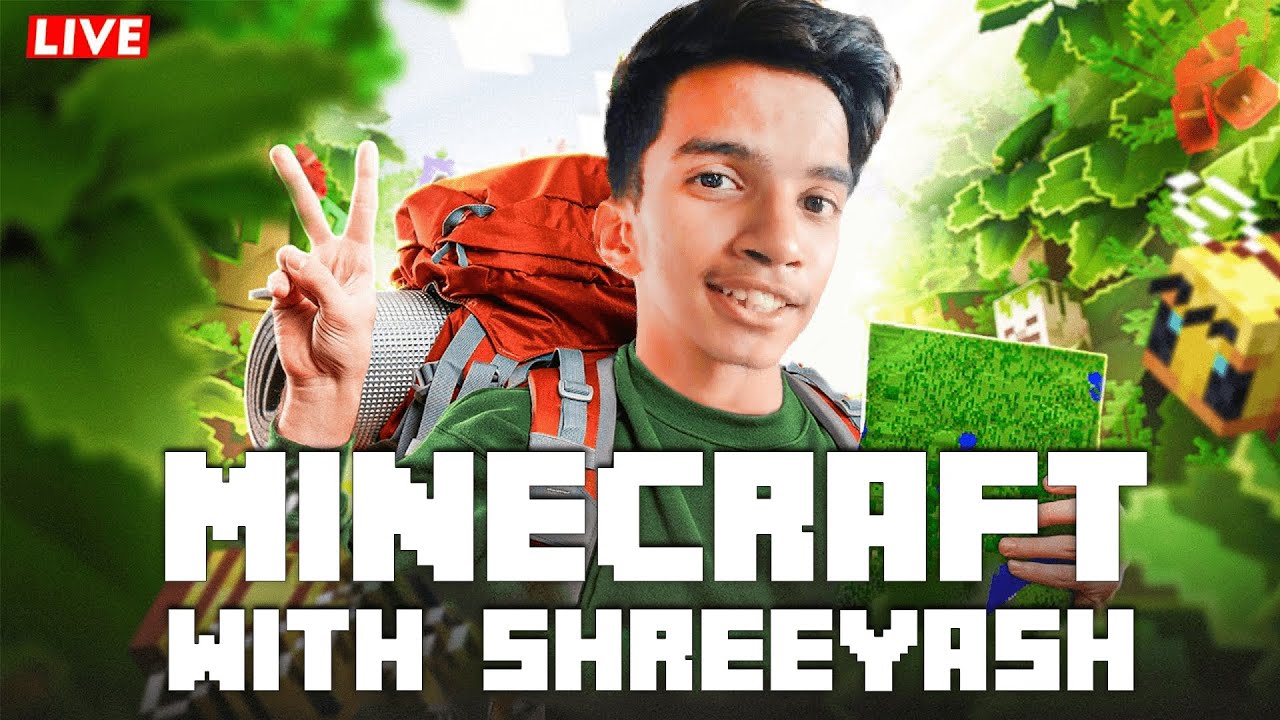 WE ARE HERE | SHREEYASH PLAYS MINECRAFT | ROAD TO 400 - YouTube