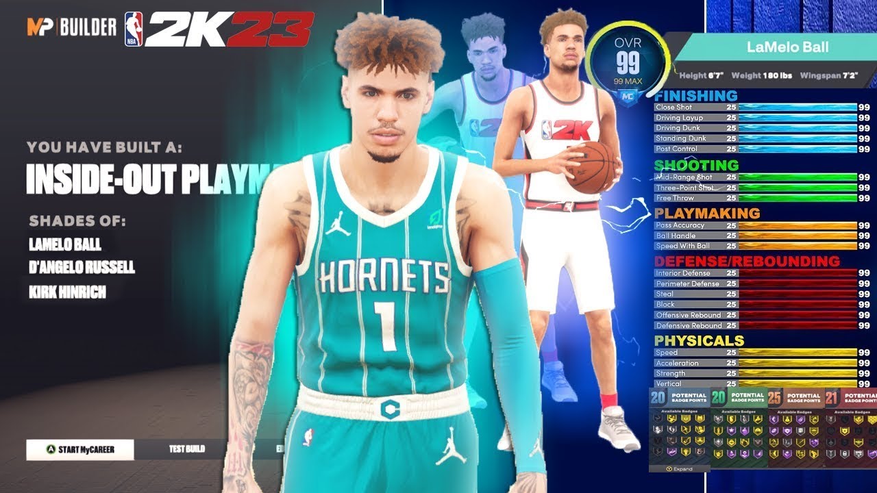 THE LAMELO BALL BUILD IS SO OP ON 2k23 - YouTube