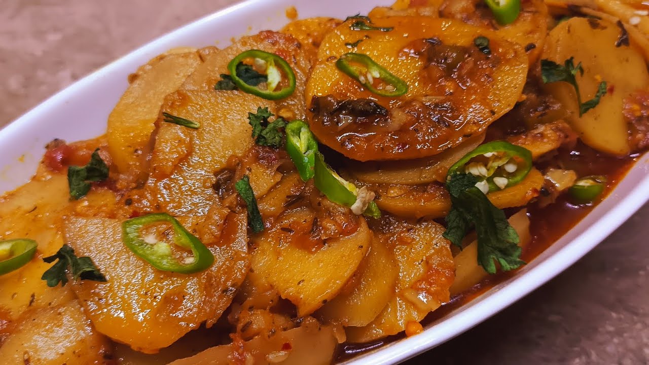 MASALADAR JHAT PAAT RECIPE || ALOO KI KATLIYAN || EASY AND FAST RECIPES - YouTube