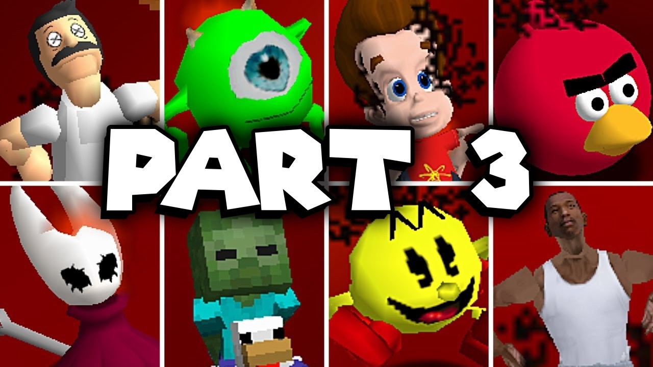 Even More Famous Characters Burning In Lava - Super Mario 64 PC Port ...
