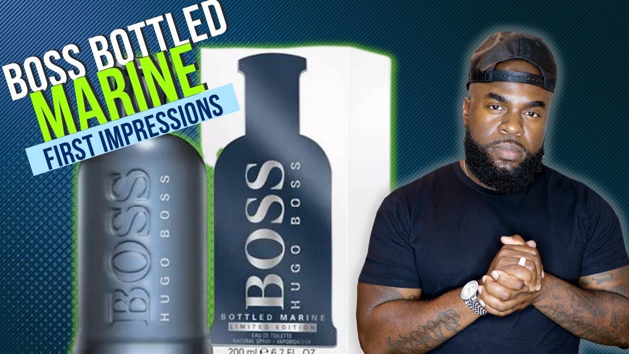 NEW Hugo Boss Bottled Marine Eau de Toilette First Impressions ...