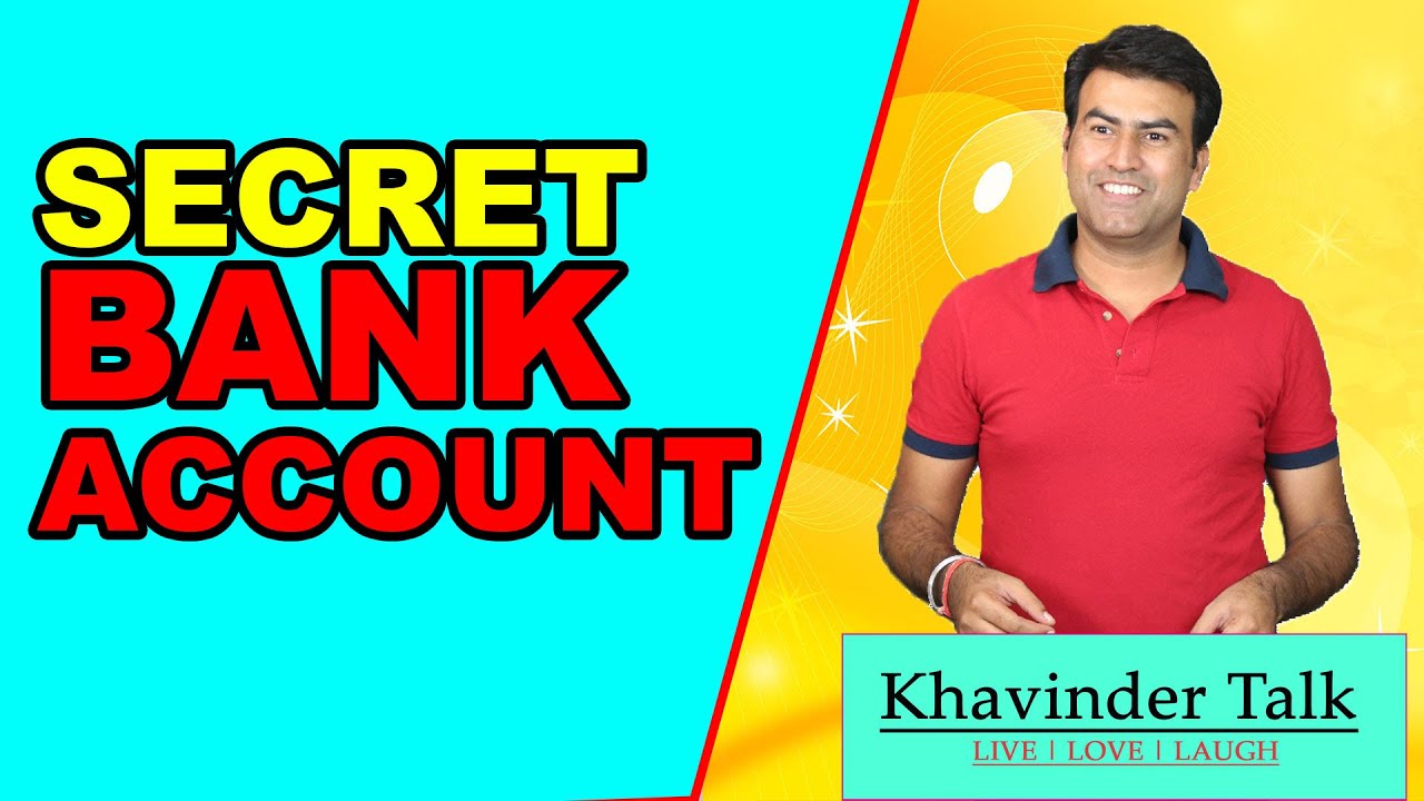 SECRET BANK ACCOUNT | motivational video | khavinder talks - YouTube