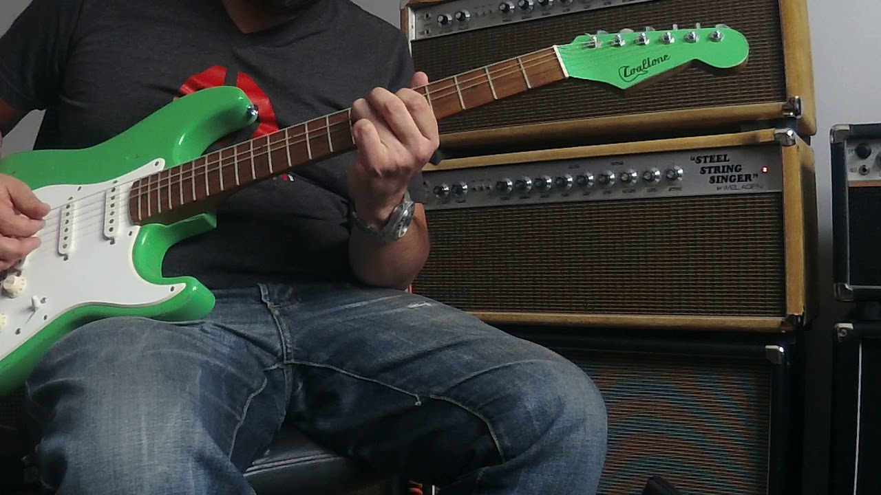 Welagen Wonderland SSS 150W with Coaltone Roasted S guitar 2/2 - YouTube