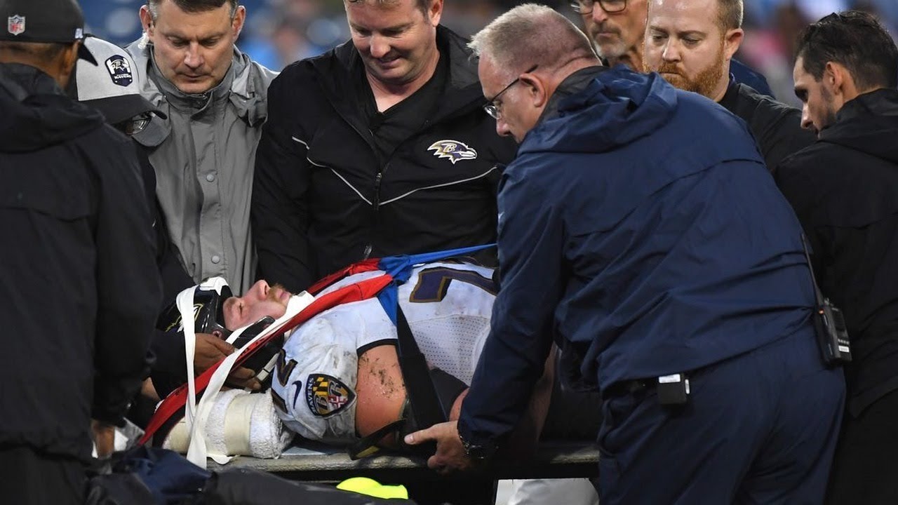 Baltimore Ravens guard Alex Lewis was released from the hospital after ...