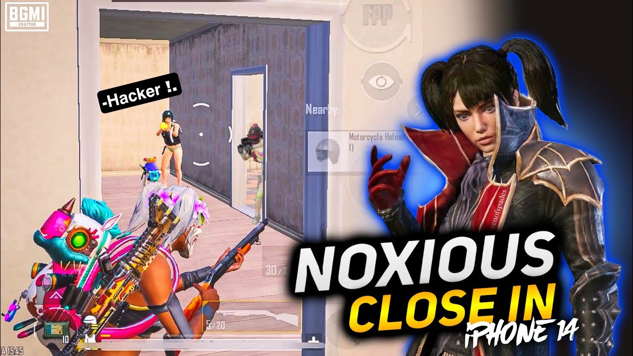 NOXIOUS CLOSE IN IPHONE 14 HIGHLIGHT | 5 CLAW + GYROSCOPE | BGMI | PUBG MOBILE - YouTube