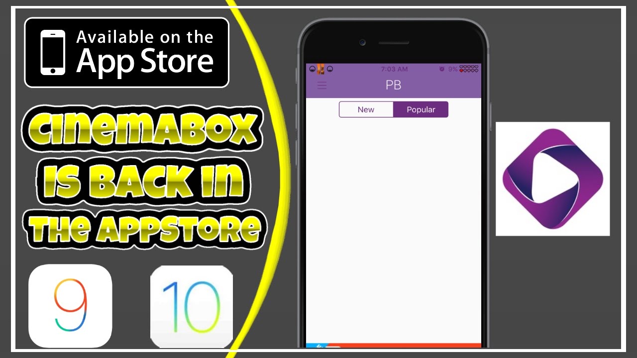 CinemaBox Is Back In The AppStore!!! - YouTube