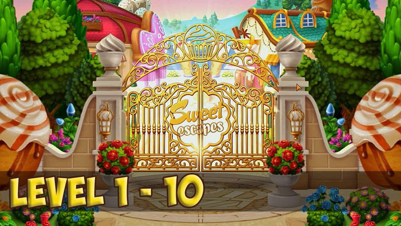 Sweet Escapes Level 1 - 10 [ Gameplay Story ] Bakery Day 1 HD - YouTube