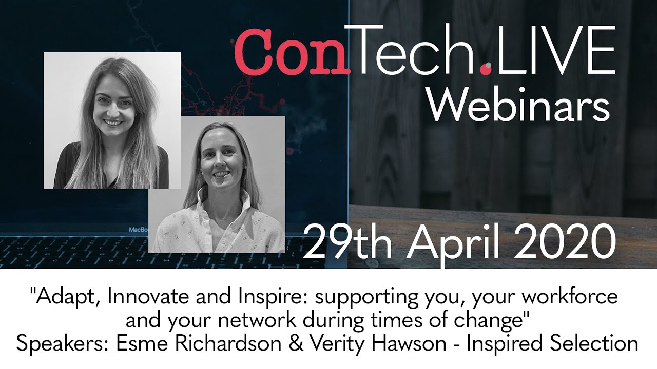 ConTech Webinar 29th April 2020 - Esme Richardson & Verity Hawson ...