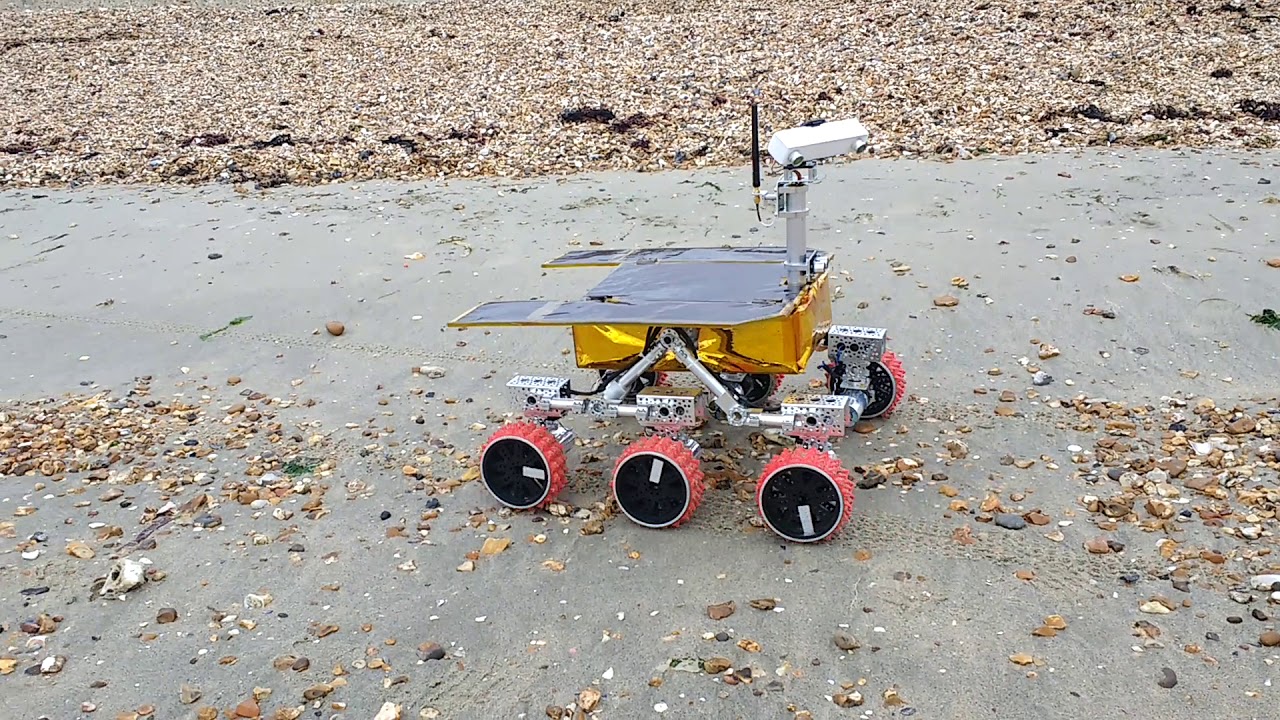 Yuri 3 Rover on the beach - YouTube