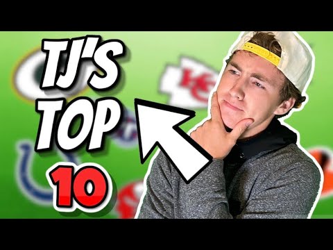 TJ'S TOP 10 TEAMS WEEK 1! - YouTube