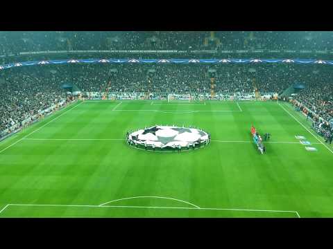 Vodafone Park'ta Şampiyonlar Ligi Müziği (4K) | Beşiktaş - Monaco Maçı Öncesi