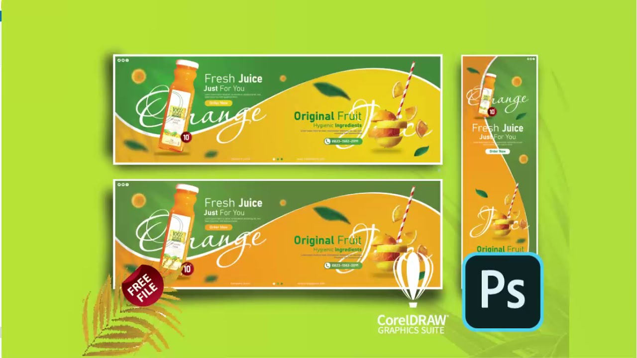 Spanduk Minuman .CDR & .PSD : 04/07 Download Desain Banner Minuman ...